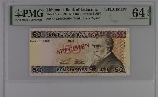 Lithuania's banknotes - The banknote Numizon catalog