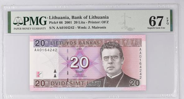 Lithuania's banknotes - The banknote Numizon catalog