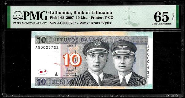 Lithuania's banknotes - The banknote Numizon catalog