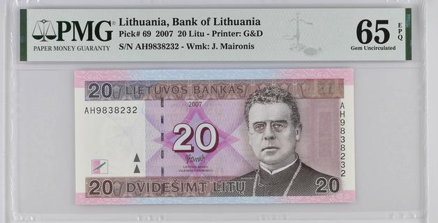 Lithuania's banknotes - The banknote Numizon catalog