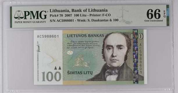 Lithuania's banknotes - The banknote Numizon catalog