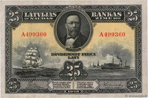 Latvia's banknotes - The banknote Numizon catalog