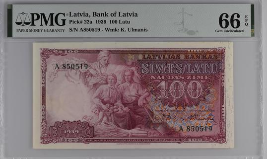 Latvia's banknotes - The banknote Numizon catalog
