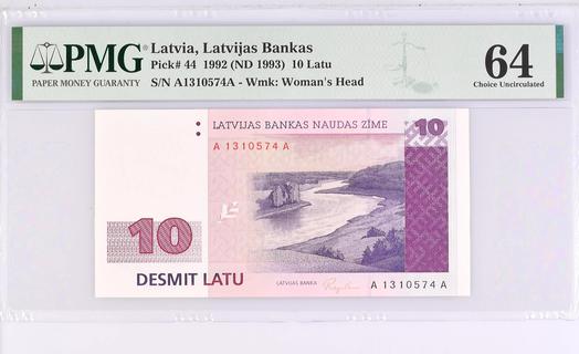 Latvia's banknotes - The banknote Numizon catalog