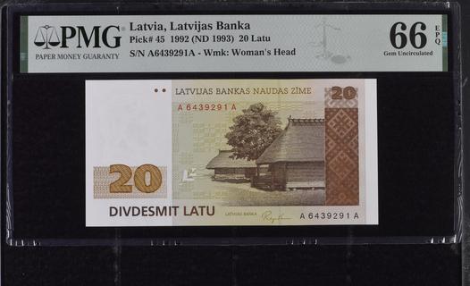 Latvia's banknotes - The banknote Numizon catalog