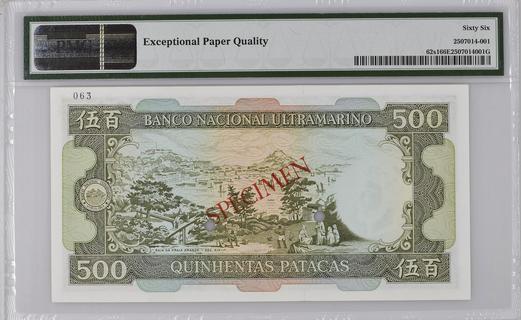 Macao's banknotes - The banknote Numizon catalog
