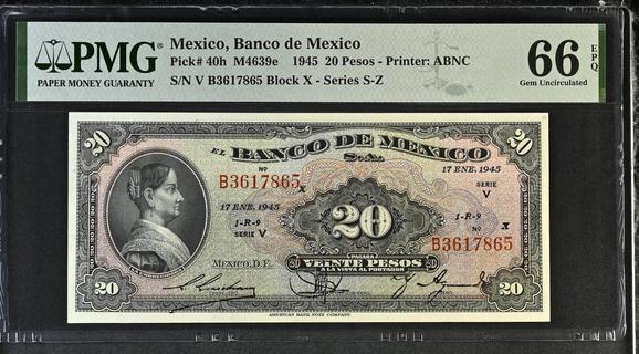 Mexico's banknotes - The banknote Numizon catalog