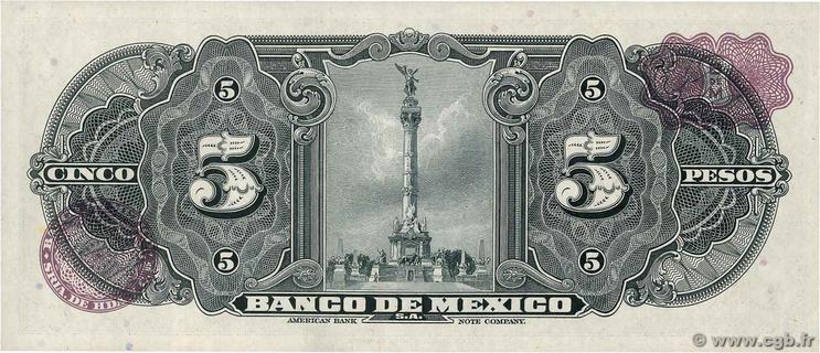 Mexico's banknotes - The banknote Numizon catalog