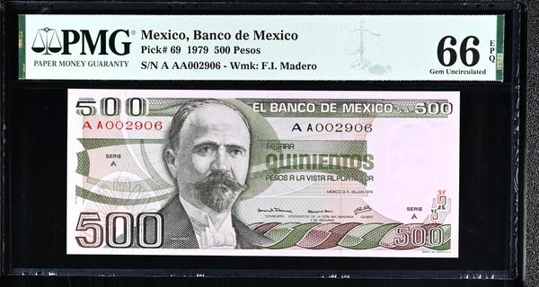 Mexico's banknotes - The banknote Numizon catalog
