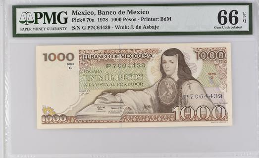 Mexico's banknotes - The banknote Numizon catalog