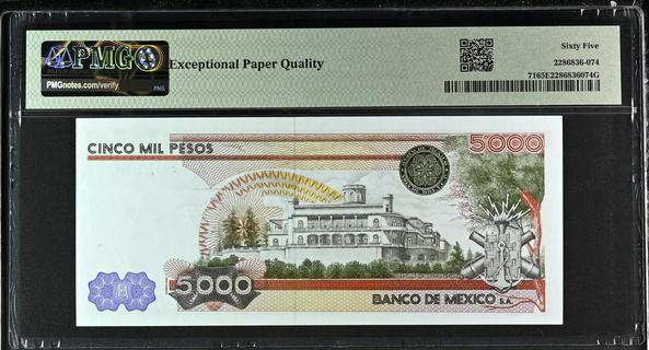 Mexico's banknotes - The banknote Numizon catalog