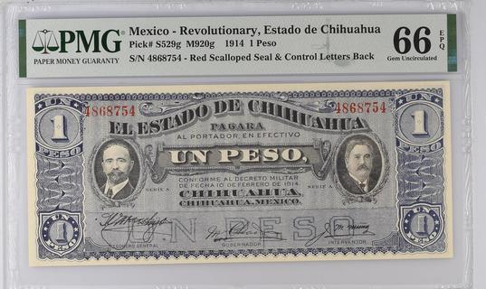 Mexico - Revolutionary's banknotes - The banknote Numizon catalog