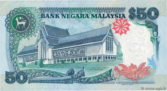 Malaysia 50 ringgit | Malaysia - The banknote Numizon catalog