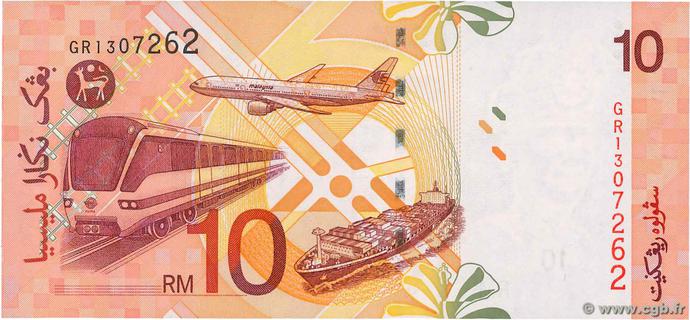 Malaysia 10 ringgit | Malaysia - The banknote Numizon catalog