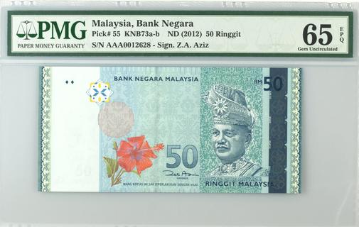 Malaysia's banknotes - The banknote Numizon catalog