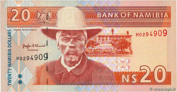 Namibia's banknotes - The banknote Numizon catalog