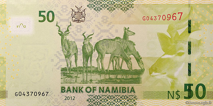Namibia's banknotes - The banknote Numizon catalog