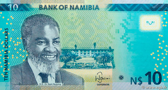Namibia's banknotes - The banknote Numizon catalog
