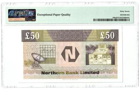 Northern Ireland 50 pounds type 1990 | Northern Ireland - The banknote ...