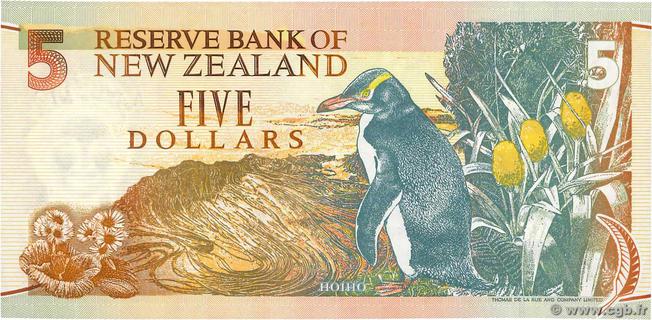 New Zealand 5 dollars | New Zealand - The banknote Numizon catalog