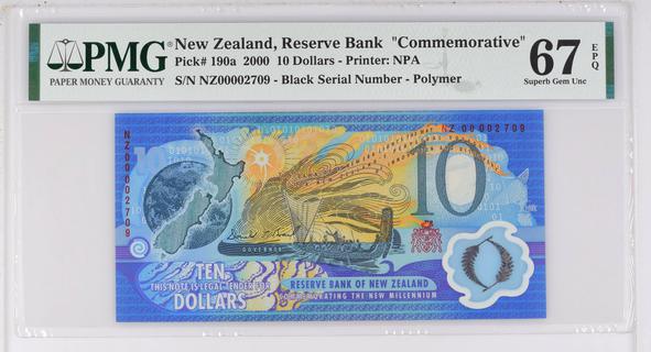 New Zealand 10 dollars type 2000 | New Zealand - The banknote Numizon ...