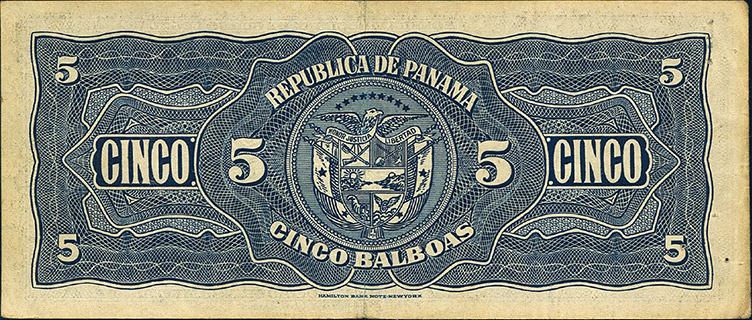 Panama's banknotes - The banknote Numizon catalog