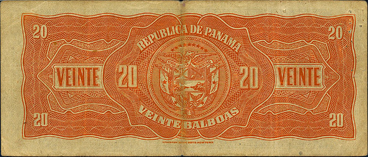 Panama's banknotes - The banknote Numizon catalog