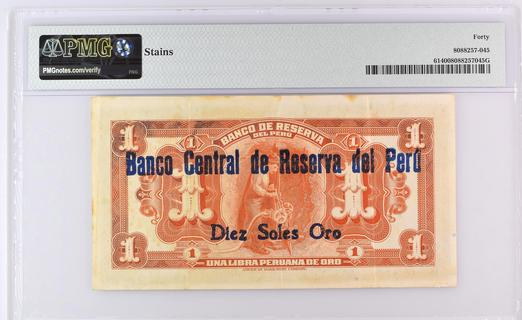 Peru's banknotes - The banknote Numizon catalog