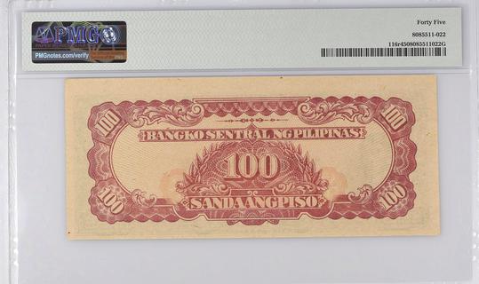 Philippines 100 pesos type 1944 | Philippines - The banknote Numizon ...