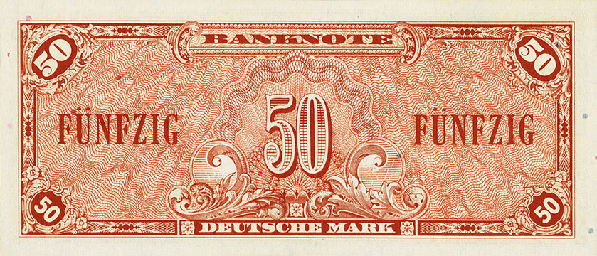 50 Deutsche Mark Type 1948 Second Issue | Germany Federal Rep. - The ...