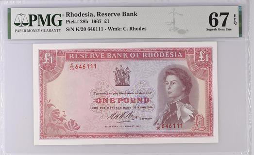 Rhodesia's banknotes - The banknote Numizon catalog