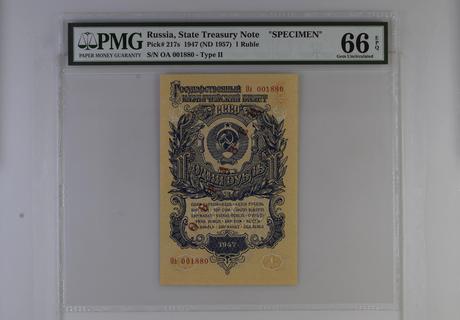 Russia's banknotes - The banknote Numizon catalog