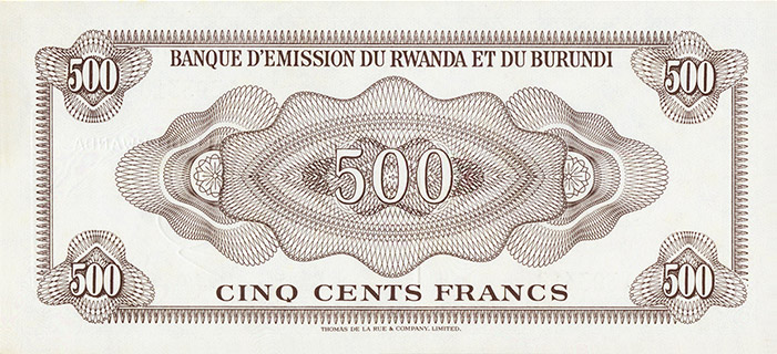 Rwanda's banknotes - The banknote Numizon catalog