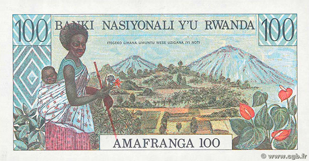 Rwanda's banknotes - The banknote Numizon catalog