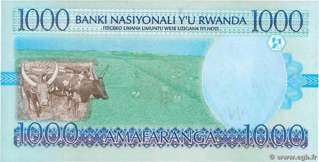 Rwanda's banknotes - The banknote Numizon catalog
