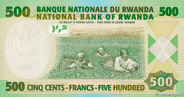 Rwanda's banknotes - The banknote Numizon catalog