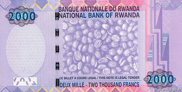 Rwanda's banknotes - The banknote Numizon catalog