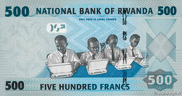 Rwanda's banknotes - The banknote Numizon catalog
