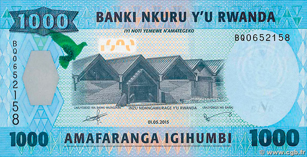 Rwanda's banknotes - The banknote Numizon catalog
