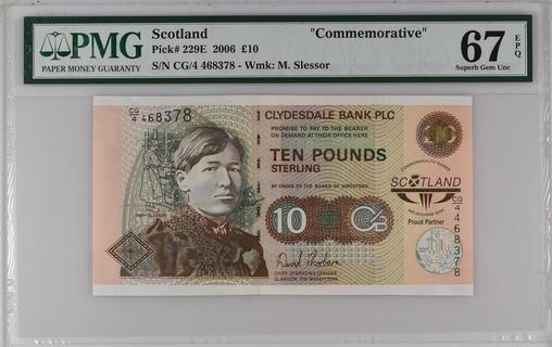 Scotland 10 pound type 2006 | Scotland - The banknote Numizon catalog