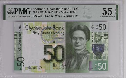 Scotland 50 pound type 2015 | Scotland - The banknote Numizon catalog