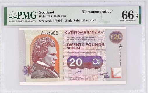 Scotland 20 pound type 1999 | Scotland - The banknote Numizon catalog