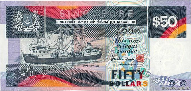 Singapore 50 dollars | Singapore - The banknote Numizon catalog