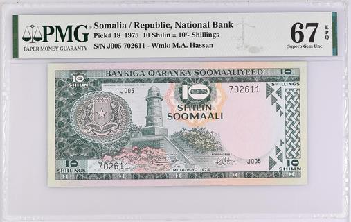 Somalia's banknotes - The banknote Numizon catalog