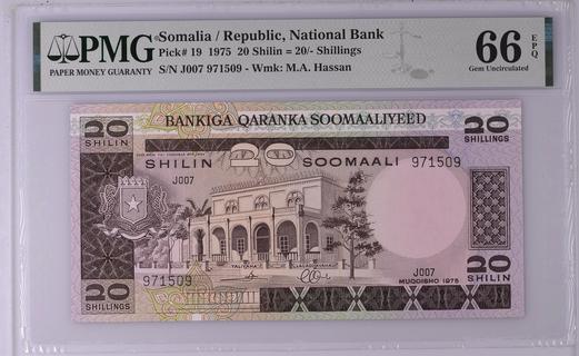 Somalia's banknotes - The banknote Numizon catalog