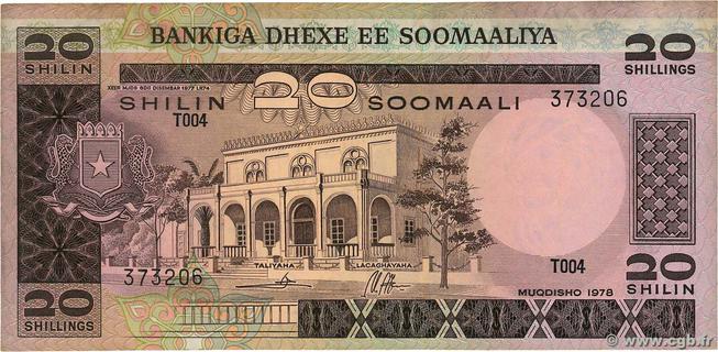 Somalia's banknotes - The banknote Numizon catalog