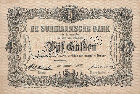 Suriname's banknotes - The banknote Numizon catalog