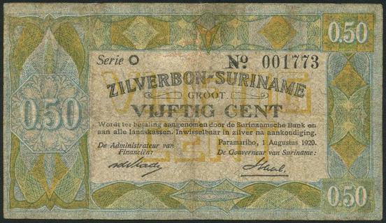 Suriname's banknotes - The banknote Numizon catalog