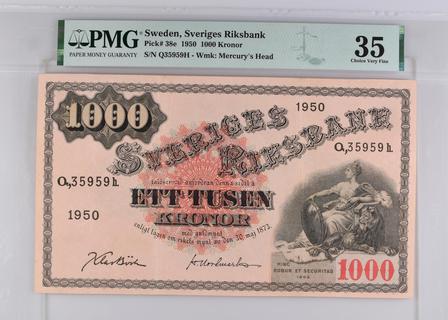 Sweden's banknotes - The banknote Numizon catalog