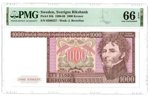 Sweden 1000 Kronor type 1976 | Sweden - The banknote Numizon catalog